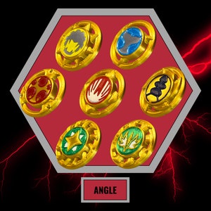 Ninja Storm Morpher Discs | 3D Printed | Power Rangers Ninja Storm ...
