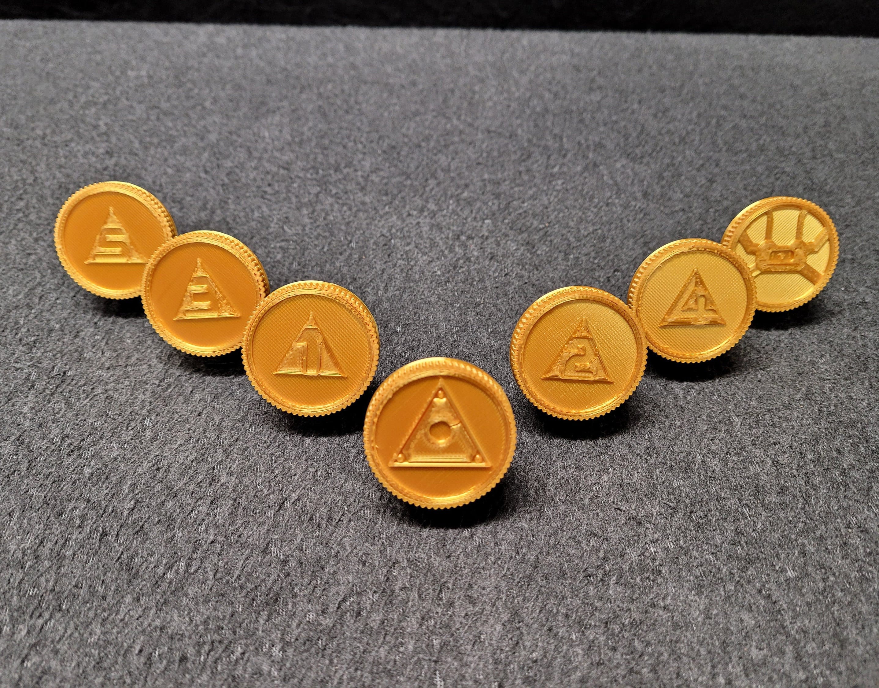3D Printed Turbo Power Rangers Legacy Power Coins Team Set | Etsy