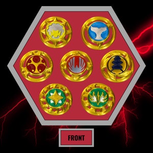 Ninja Storm Morpher Discs | 3D Printed | Power Rangers Ninja Storm ...