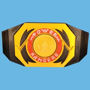 Morpher Buckle | Mighty Morphin' | 3d-printed Prop | Power Ranger ...