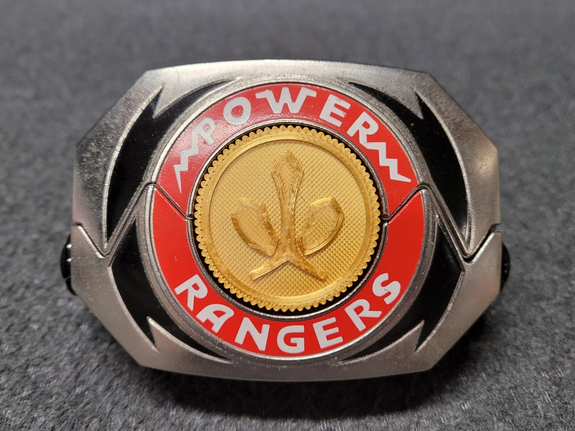 Power Rangers Samurai Red Ranger 3D Printed Power Coin - Etsy