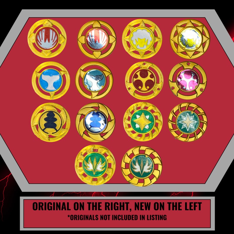 Ninja Storm Morpher Discs 3D Printed Power Rangers Ninja - Etsy