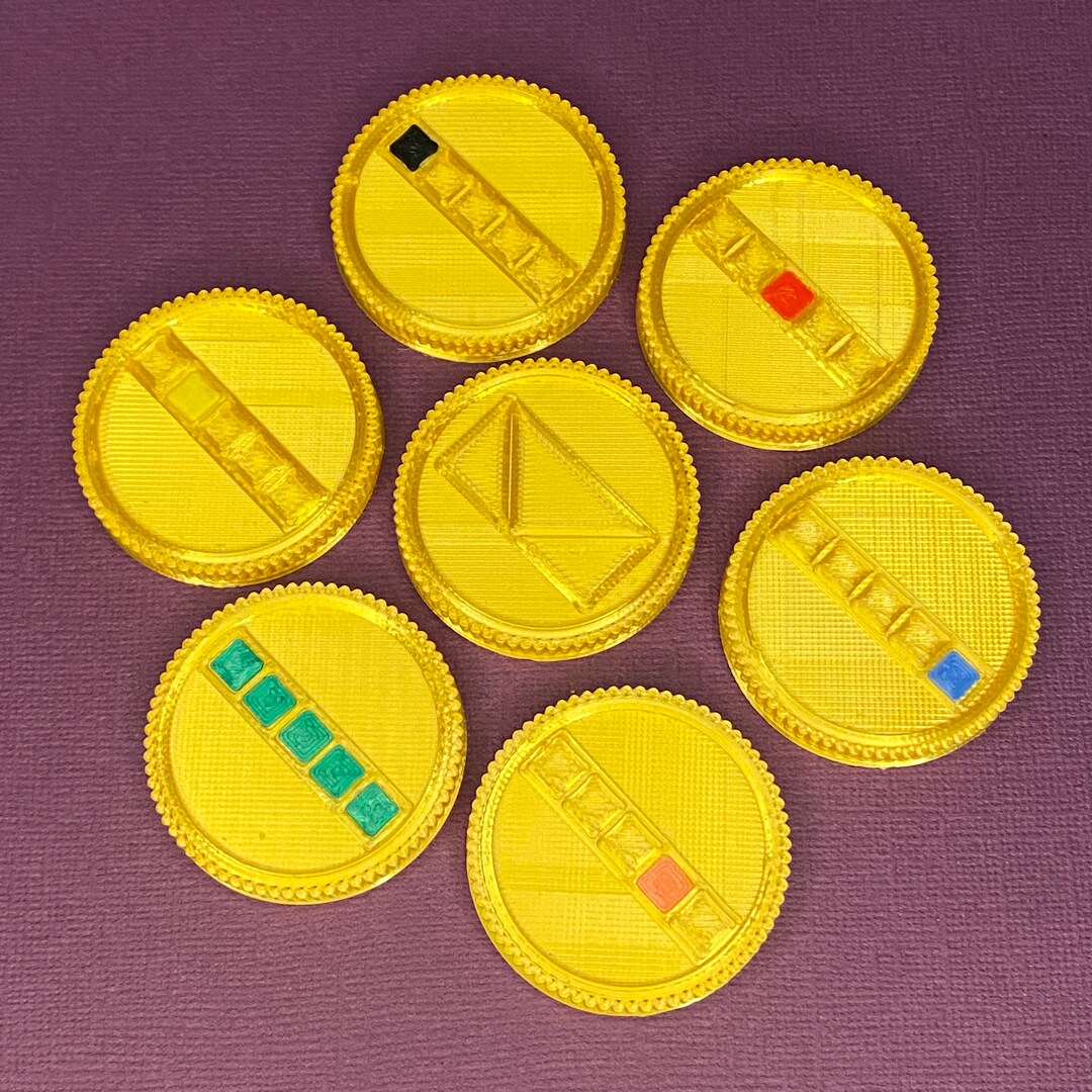 Power Coins | Space Rangers | 3d-printed Coin | All Morpher Compatible ...