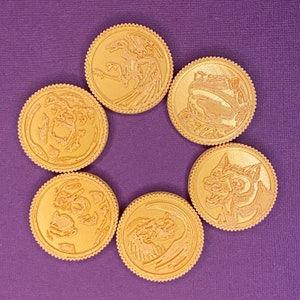 Power Coins | Mighty Morphin' Ninjetti | 3d-printed Coins | All Morpher ...