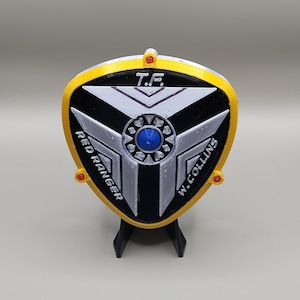 Time Force Officer Badge | 3D Printed | Power Rangers Time Force | Full ...
