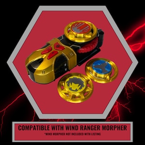 Ninja Storm Morpher Discs | 3D Printed | Power Rangers Ninja Storm ...