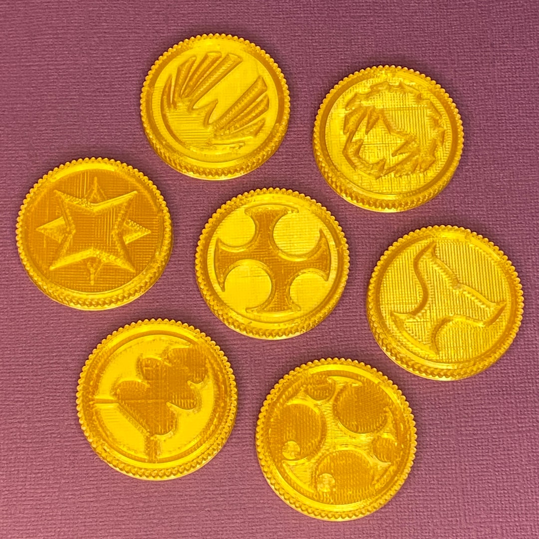 Power Coins | Ninja Storm Power Rangers | 3d-printed Coin | All Morpher ...