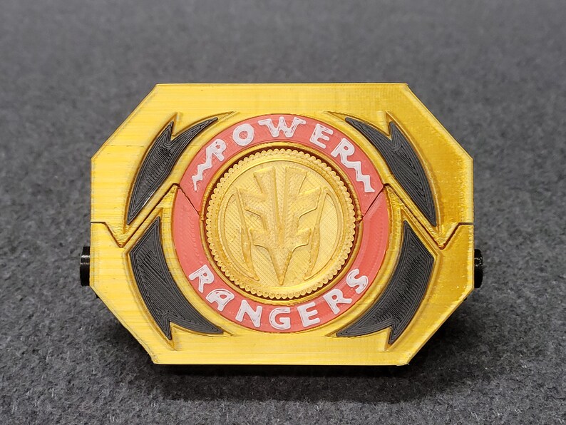 3D Printed Mighty Morphin' Power Rangers Gold Legacy - Etsy