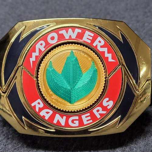 3D Printed MMPR Green Ranger Dragonzord Legacy Power Coin Prop - Etsy UK