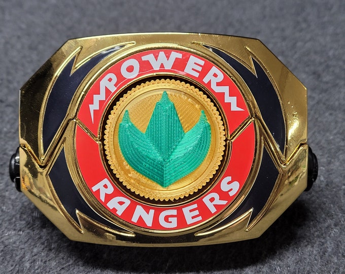 New Green Ranger Matt Cook BOOM Mighty Morphin 3D Printed Power Coin ...