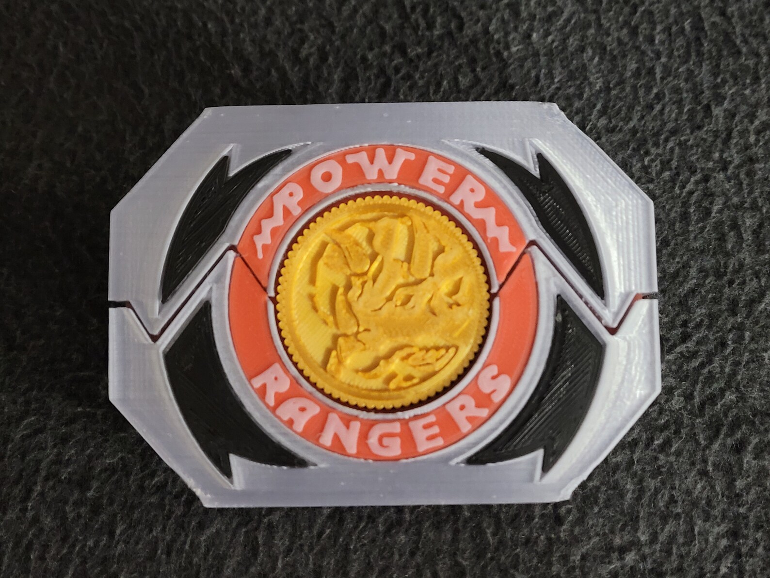 3D Printed MMPR Blue Ranger Triceratops Legacy Power Coin Prop - Etsy
