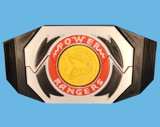 Morpher Buckle | Mighty Morphin' | 3d-printed Prop | Power Ranger ...