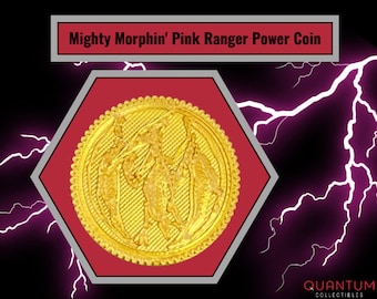 Pink Power Ranger Power Coin - Etsy
