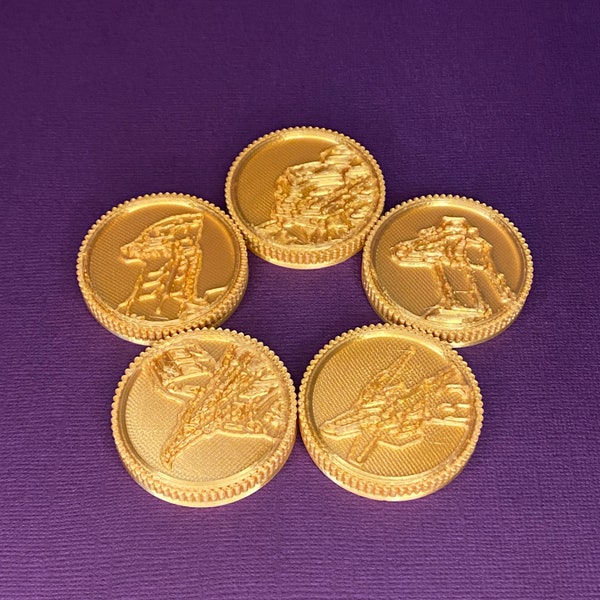 Power Rangers Lightning Collection Coins - Etsy