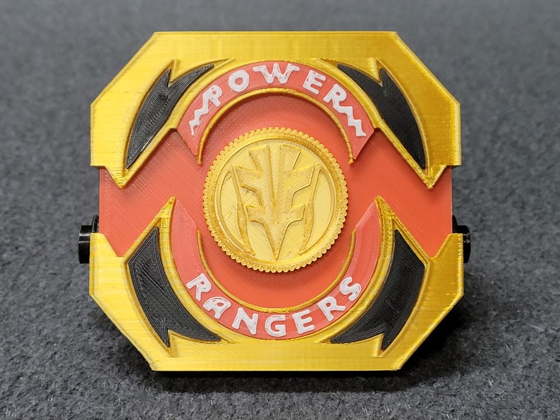 3D Printed Mighty Morphin' Power Rangers Gold Legacy - Etsy