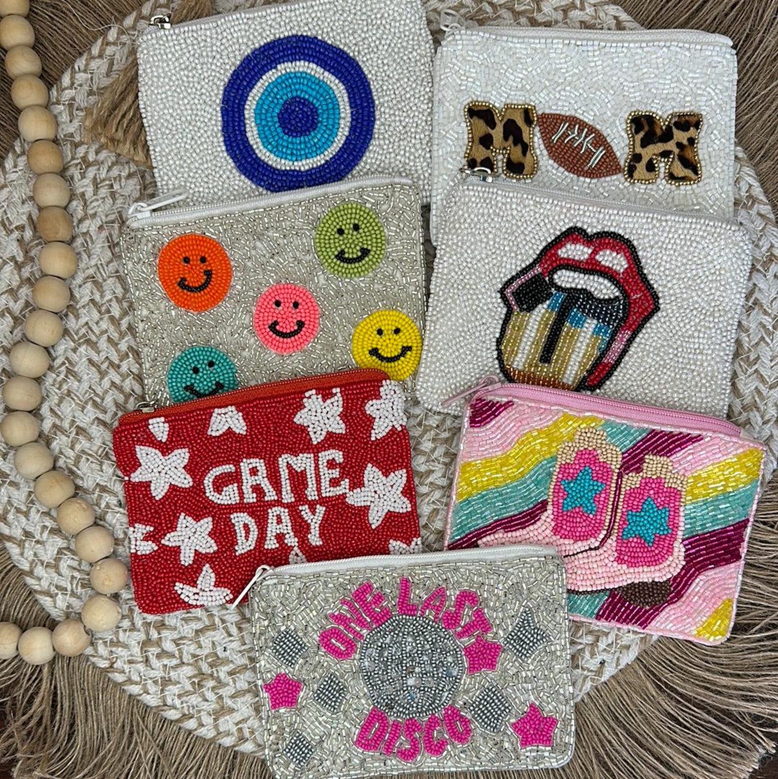 Beaded Coin Purses - Etsy