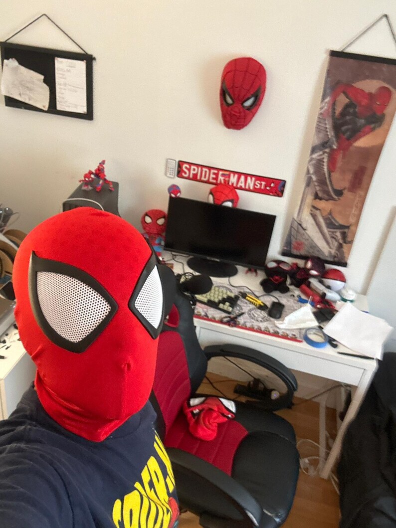 Face Shield - Spiderman Protective Mask - Etsy