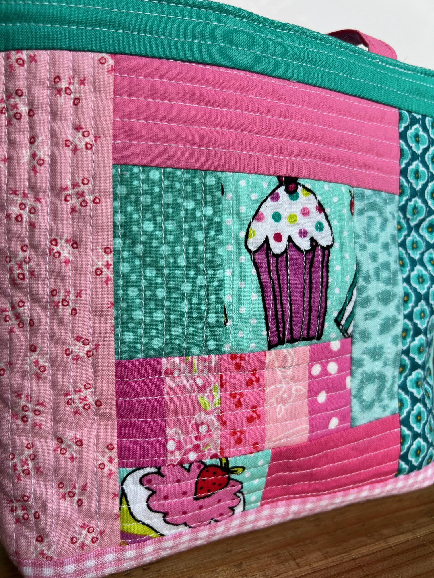Mini Quilted Cupcake Tote Bag Girl's Purse - Etsy