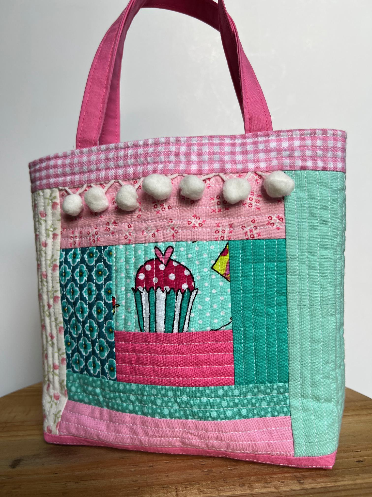 Mini Quilted Cupcake Tote Bag Girl's Purse - Etsy