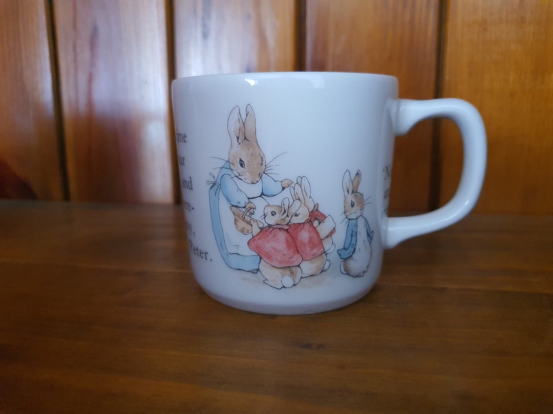 Vintage Beatrix Potter Peter Rabbit Mug - Etsy