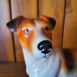 Vintage Jack Russell Dog Figure Made by Melba Ware. - Etsy