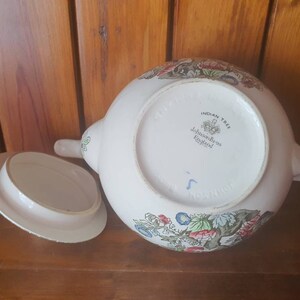 Vintage Indian Tree Teapots. Two Available. One by Johnson Bros. and ...