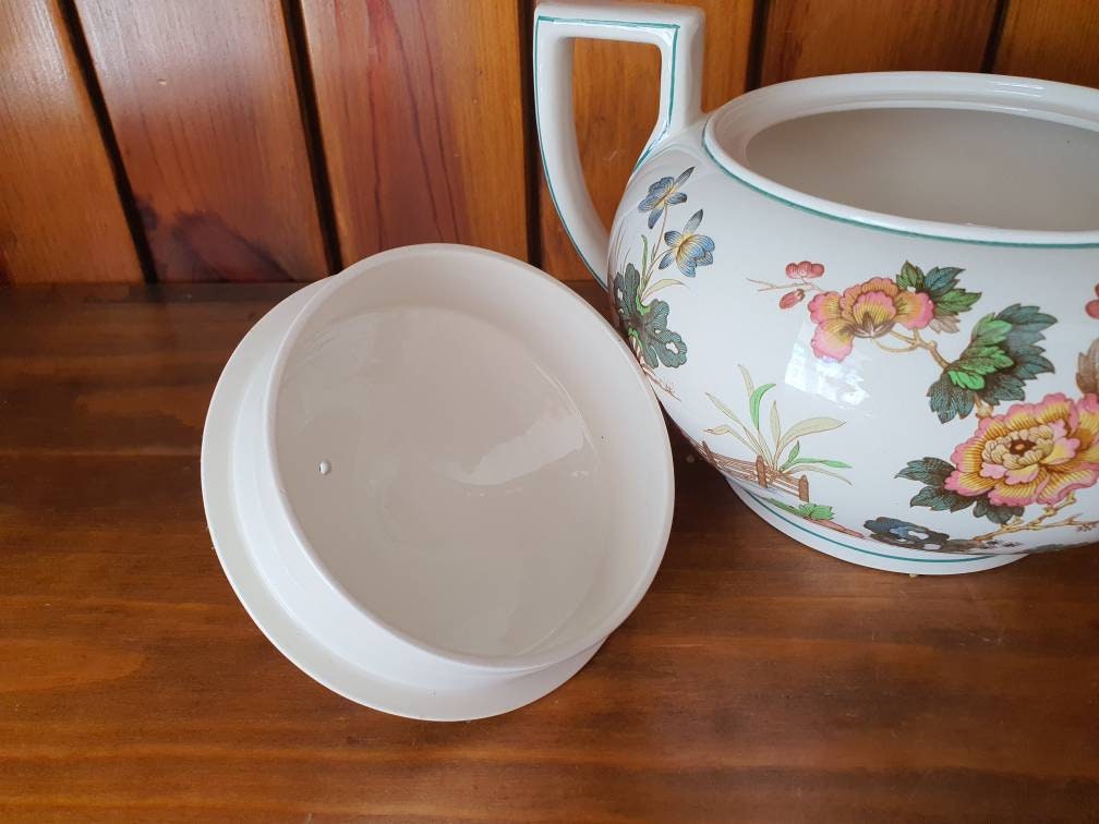 Vintage Wedgwood Eastern Flowers Design Teapot. Free Post in - Etsy