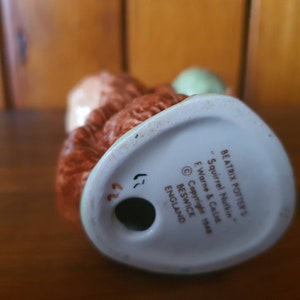 Vintage Beswick Beatrix Potter Squirrel Nutkin Porcelain Figurine. BP ...
