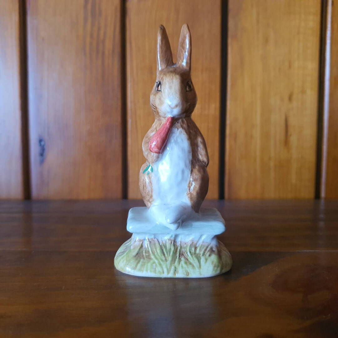 Vintage Beswick Beatrix Potter Fierce Bad Rabbit Porcelain Figurine. BP ...