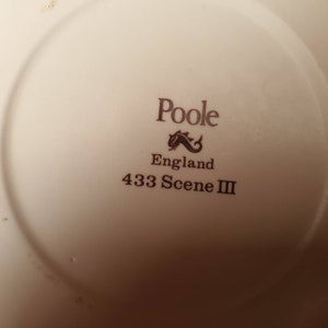 Vintage Poole Pottery Decorative Plates. Designed by Barbara Furstenhof ...