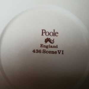 Vintage Poole Pottery Decorative Plates. Designed by Barbara Furstenhof ...