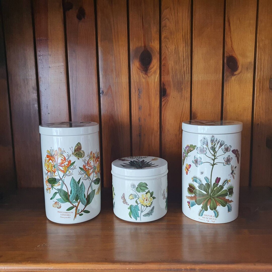 Vintage Portmeirion Botanic Garden Storage Jars by Susan Williams Ellis ...