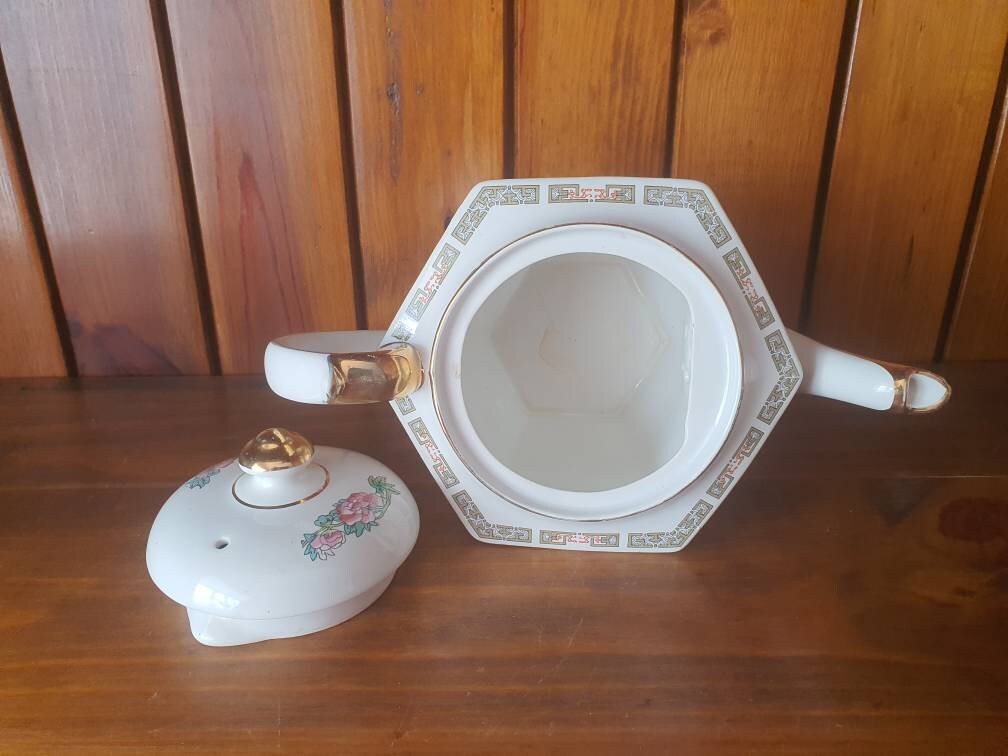 Vintage Indian Tree Teapots. Two Available. One by Johnson Bros. and ...