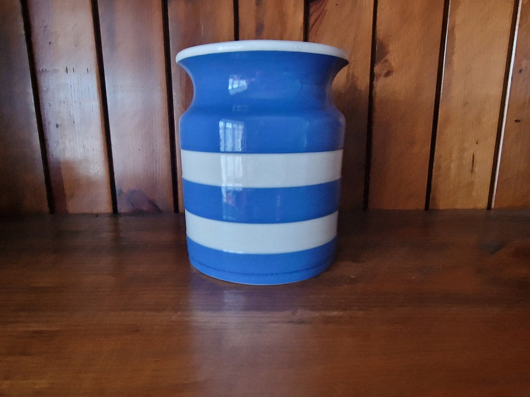 Vintage Large Cornishware Jar Made by TG Green. 2 Available, One With ...