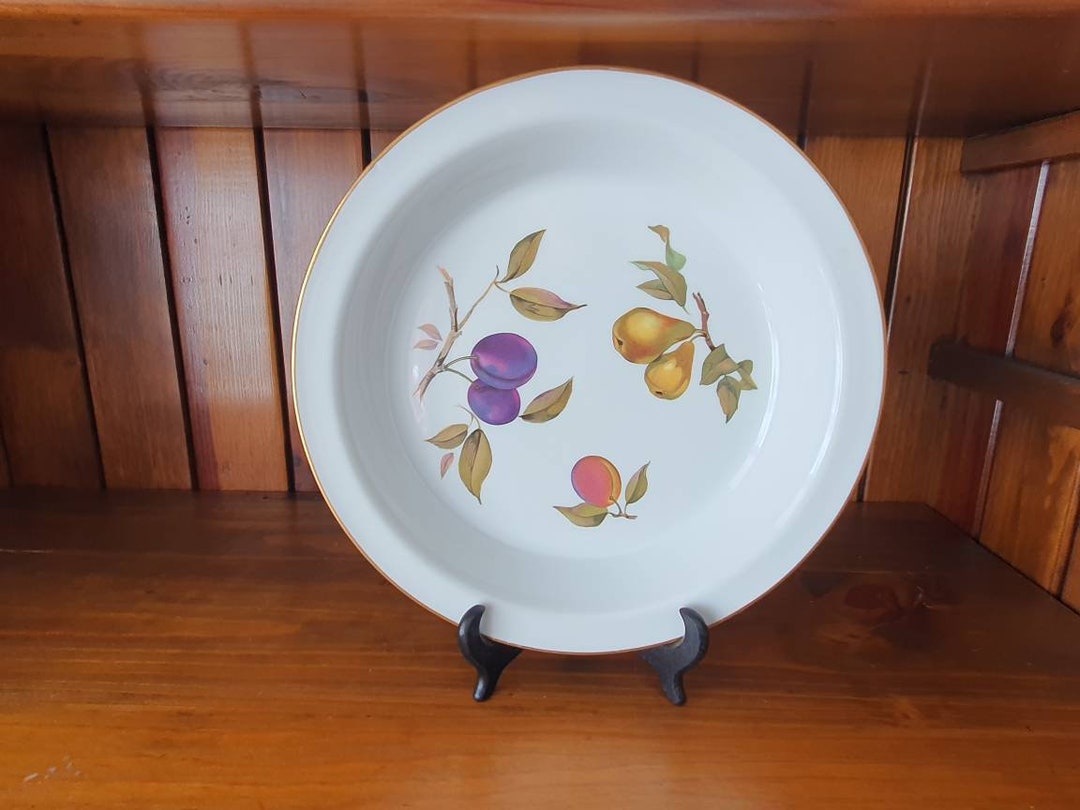 Vintage Royal Worcester Evesham Pattern Circular Serving Dish. - Etsy