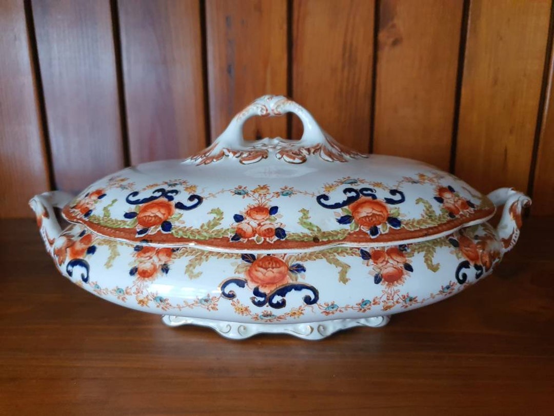 Vintage John Maddock & Sons Ltd Sandon Oval Serving Tureen | English ...