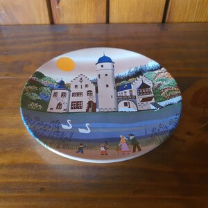 Vintage Poole Pottery Decorative Plates. Designed by Barbara Furstenhof ...