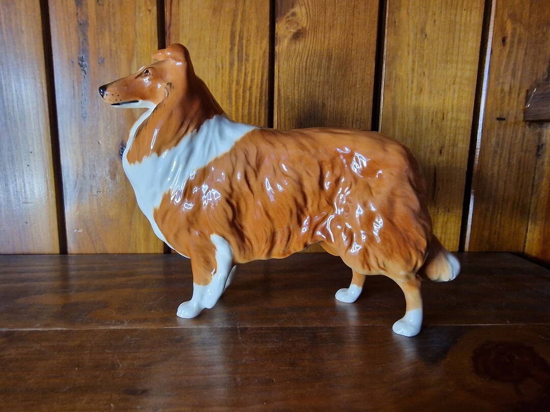 Vintage Beswick Collie Dog Figure - Lochinvar Pf Ladypark, Large. Model ...