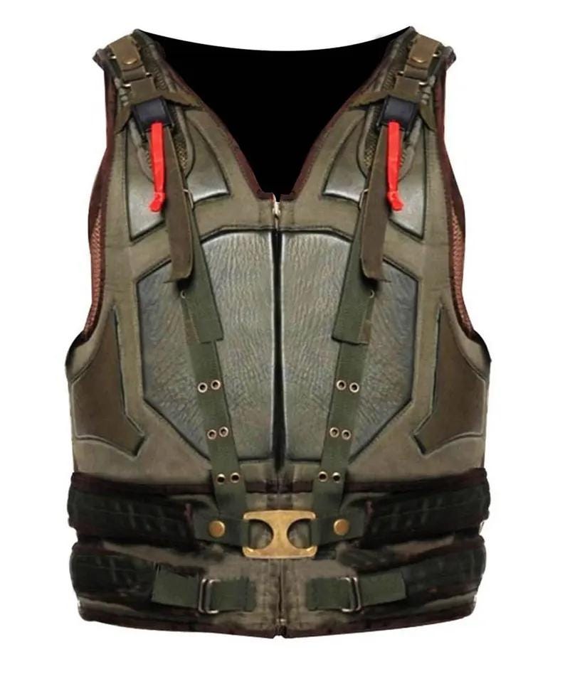 Mens Dark Military Bane Vest - Tom Hardy Cosplay Rises Knight Costume ...