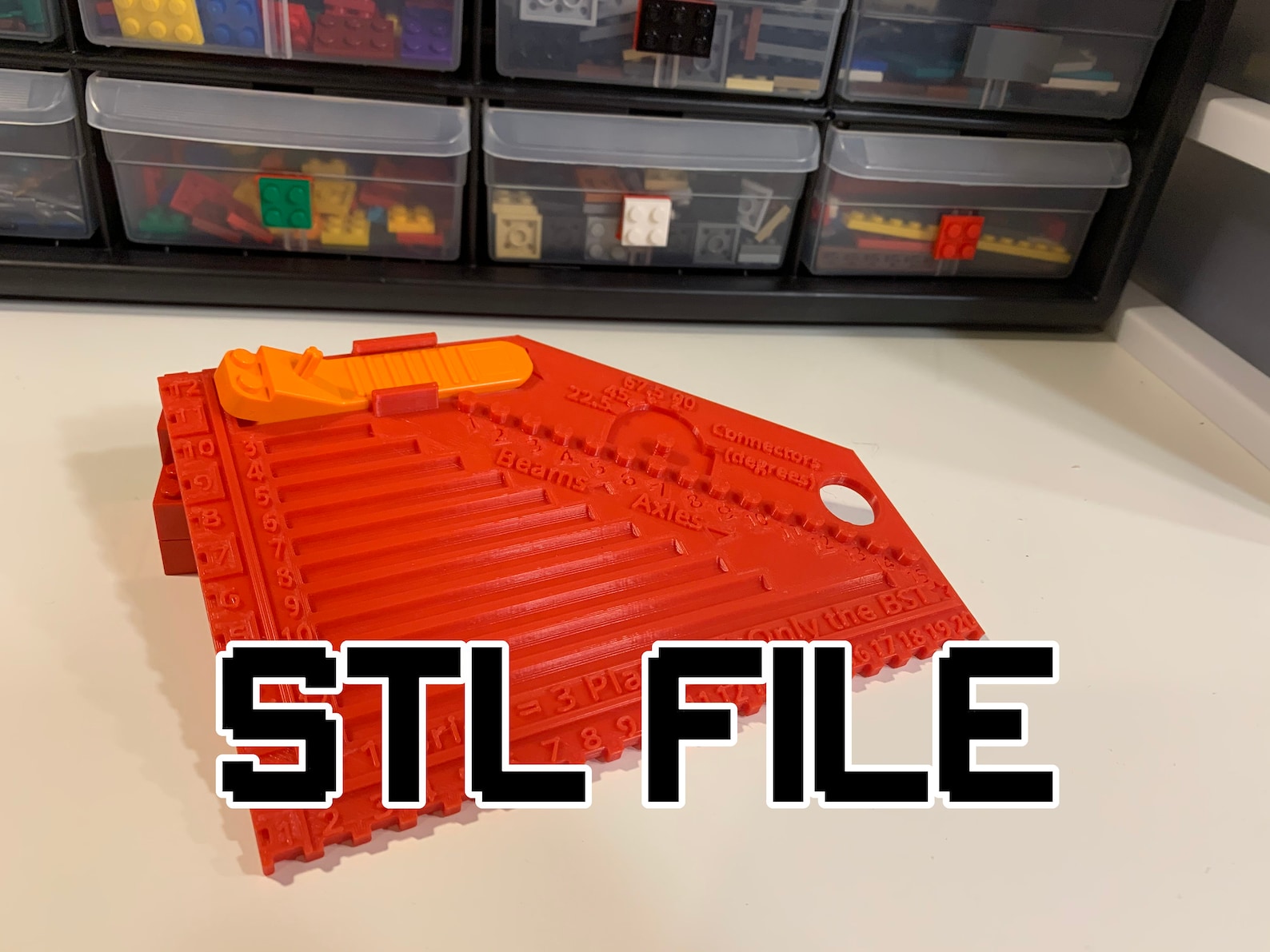 STL File for 3D Printing - the BST - Brick Sizing Tool - All Brick ...