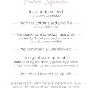 Monthly Measurements Chart Inches Lost Tracker Digital - Etsy