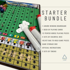 Bundle Magnetic Horse Race Board Game - 'winner's Circle' | Tabletop ...