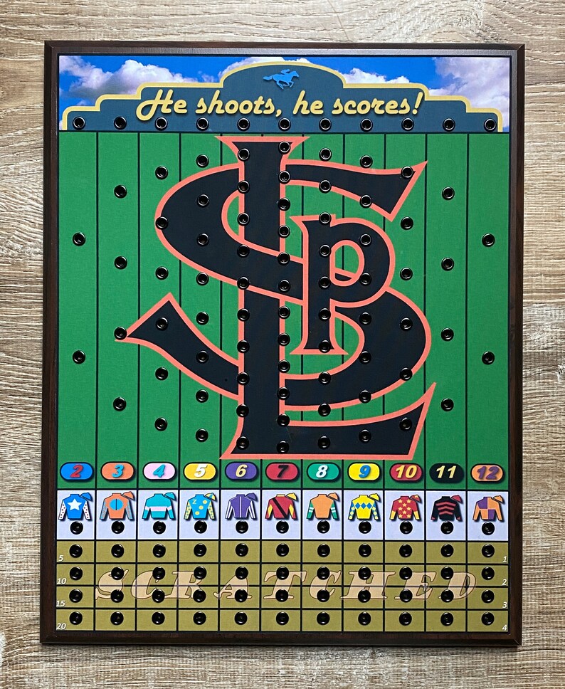 FULL CUSTOM Magnetic Horse Race Board Game - 'winner's Circle ...