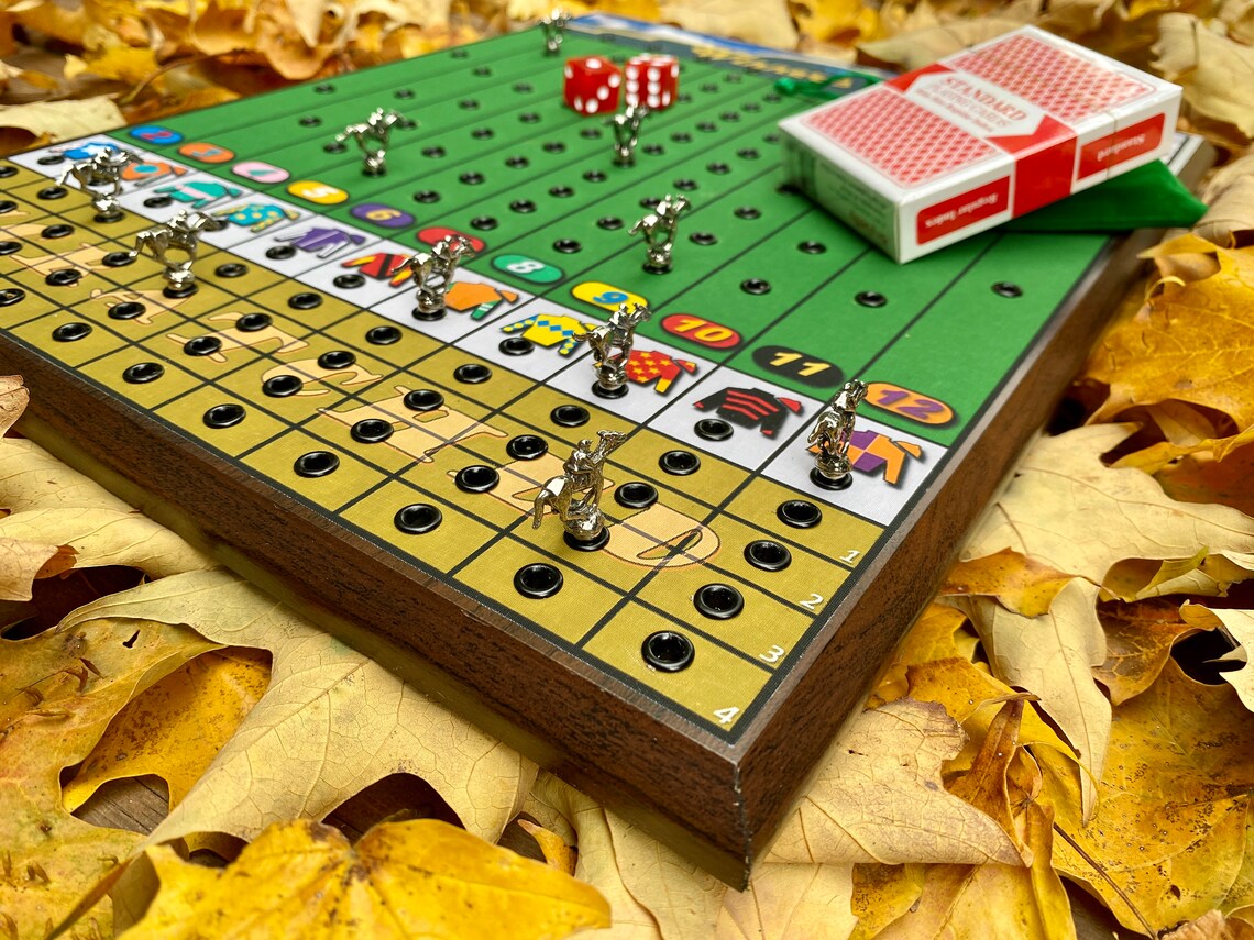 Magnetic Horse Race Board Game 'Winner's Circle' | Etsy