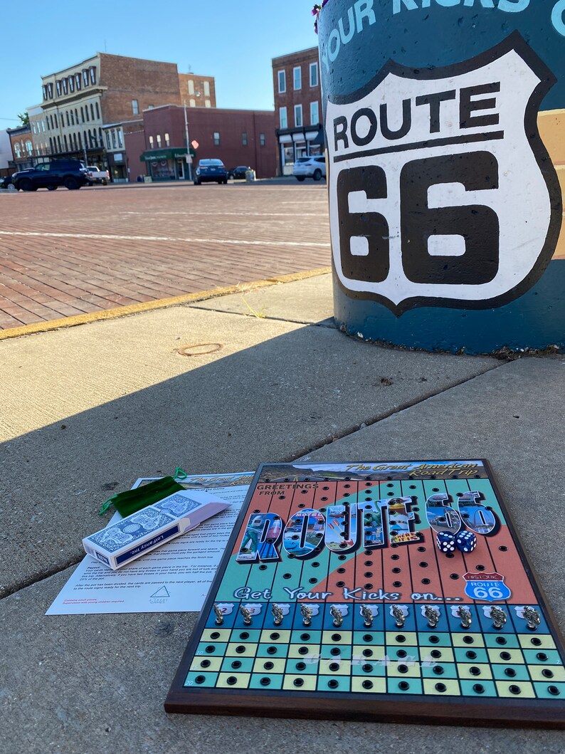 Route 66 Board Game - 'the Great American Road Trip' | Tabletop Game - Etsy