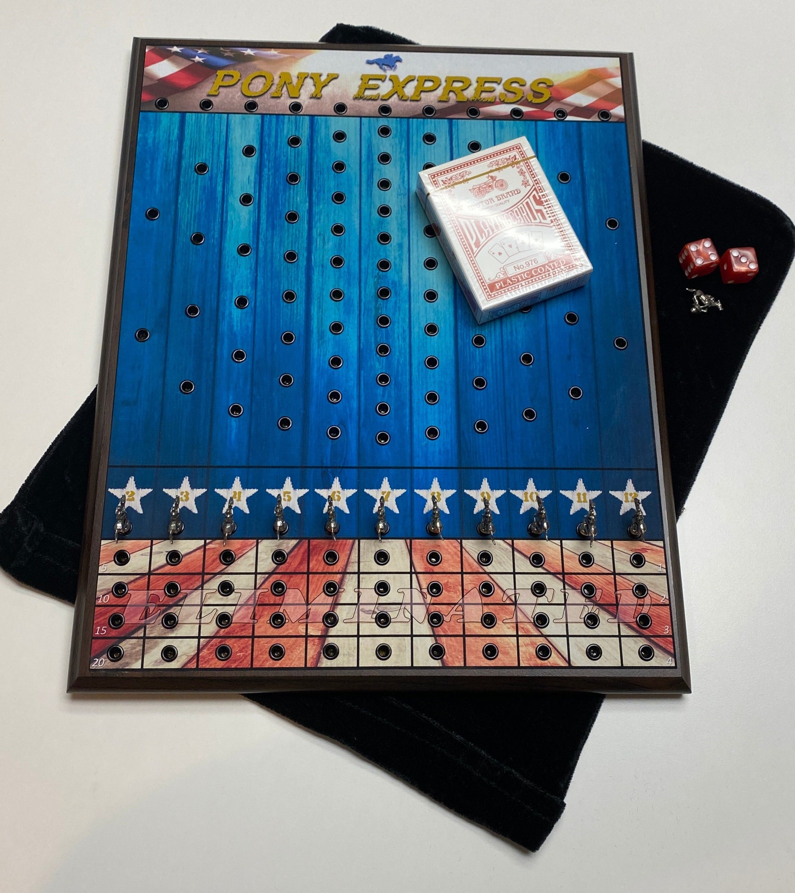 PERSONALIZED Magnetic Horse Race Board Game 'pony | Etsy