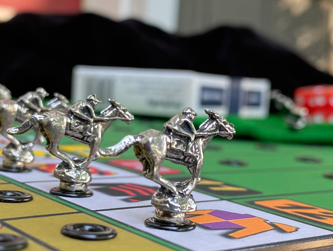 Magnetic Horse Race Board Game 'winner's Circle' - Etsy
