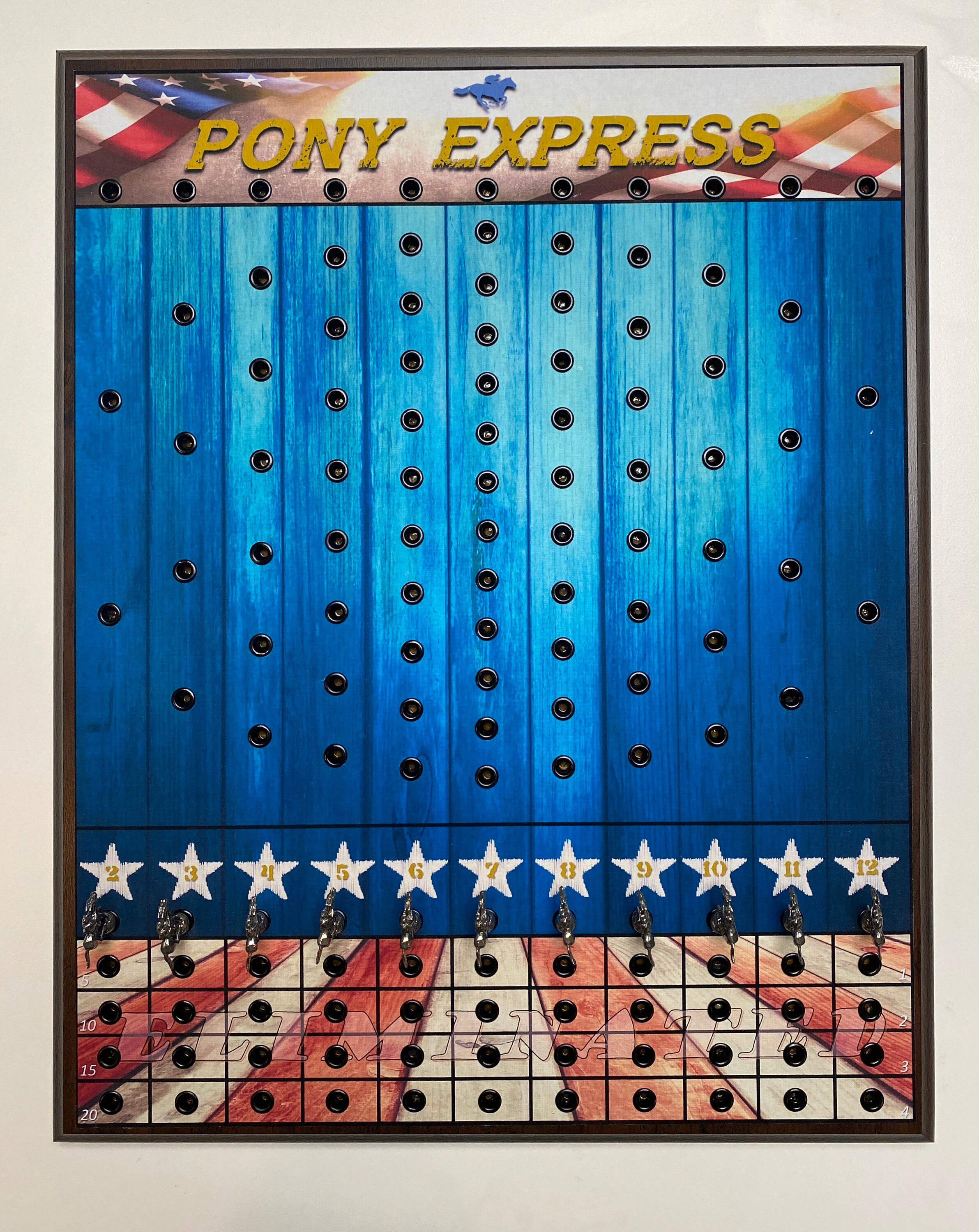 Magnetic Horse Race Board Game 'pony Express' - Etsy