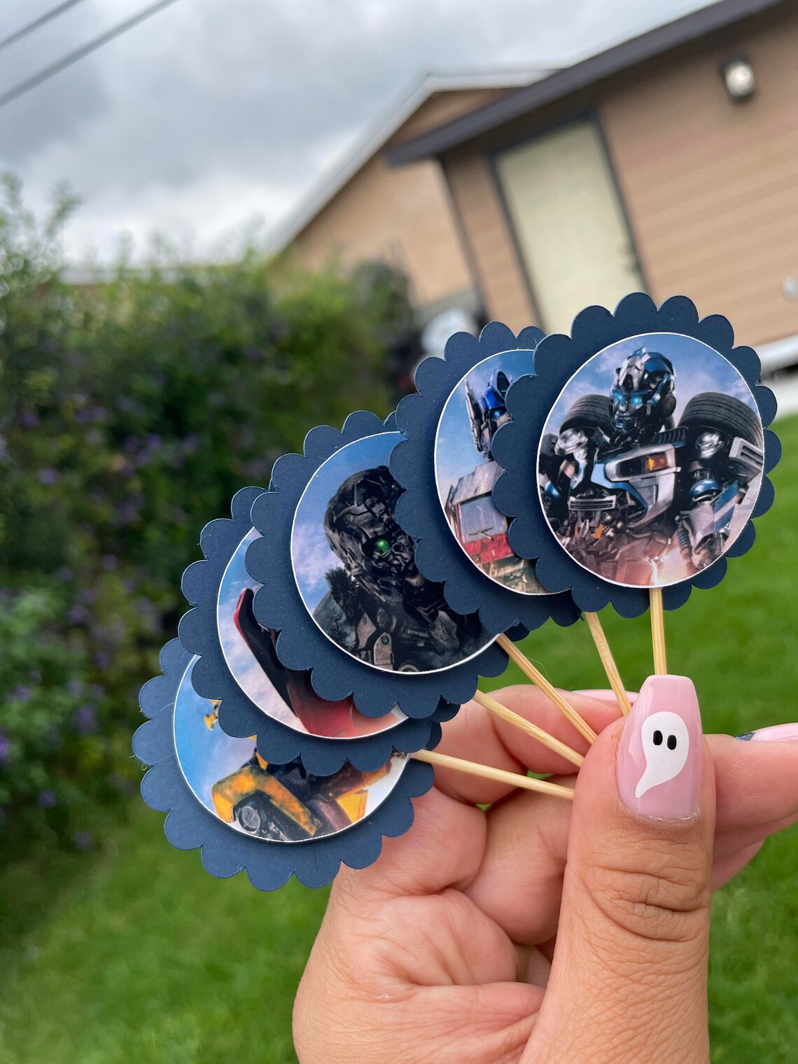 Transformer Cupcake Toppers: Birthday Party Favors, Set of 12 - Etsy