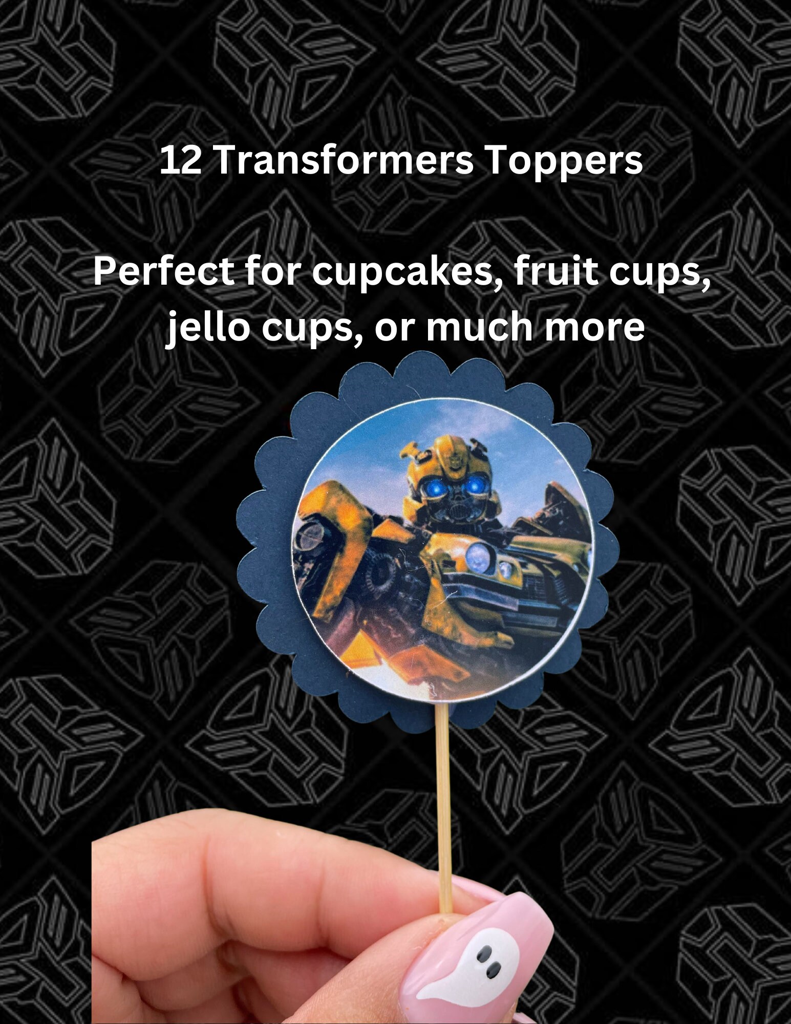 Transformer Cupcake Toppers: Birthday Party Favors, Set of 12 - Etsy